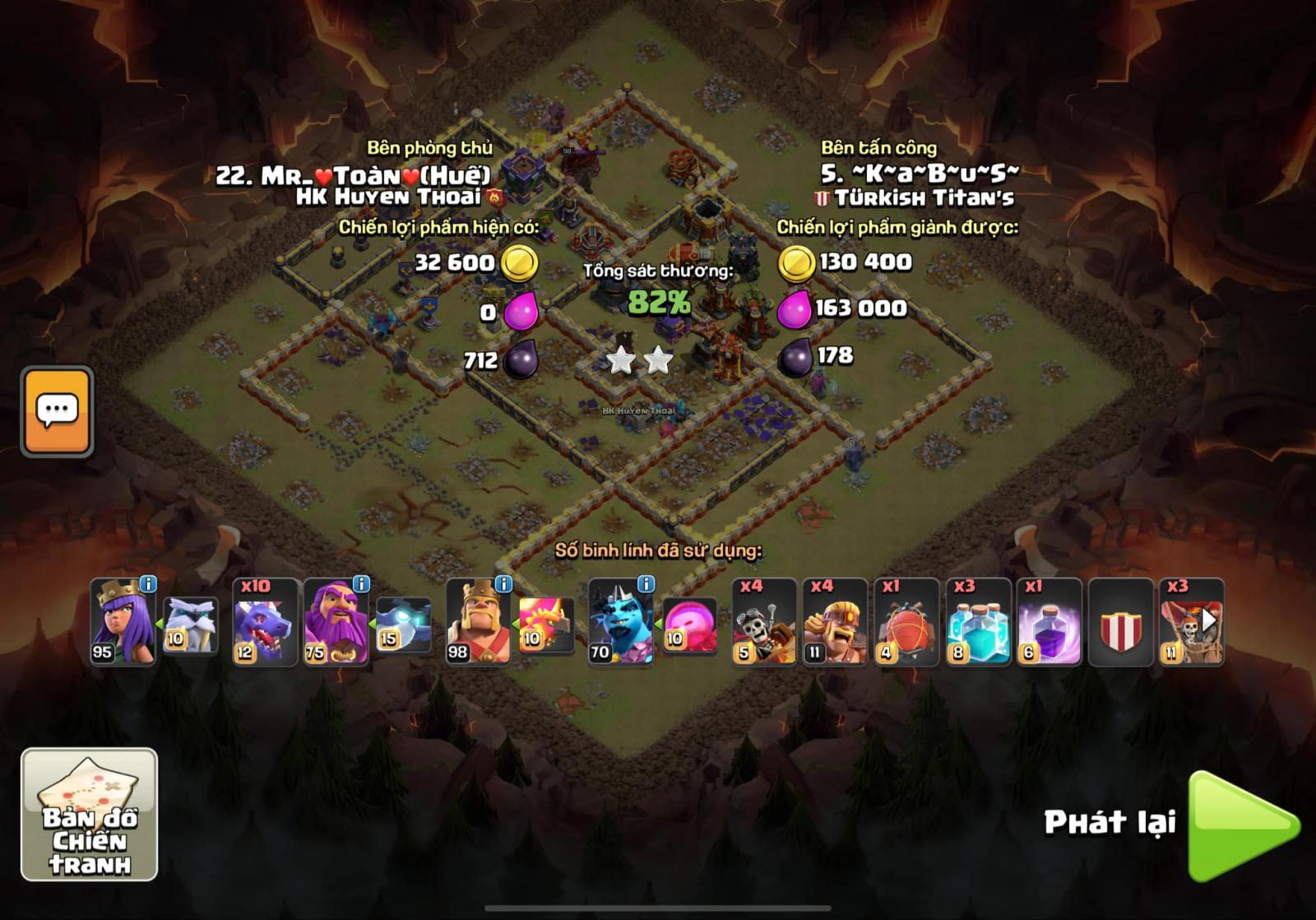 New Base TH17 Thủ 8 Lượt Đánh Trong 1 War Clash of clans